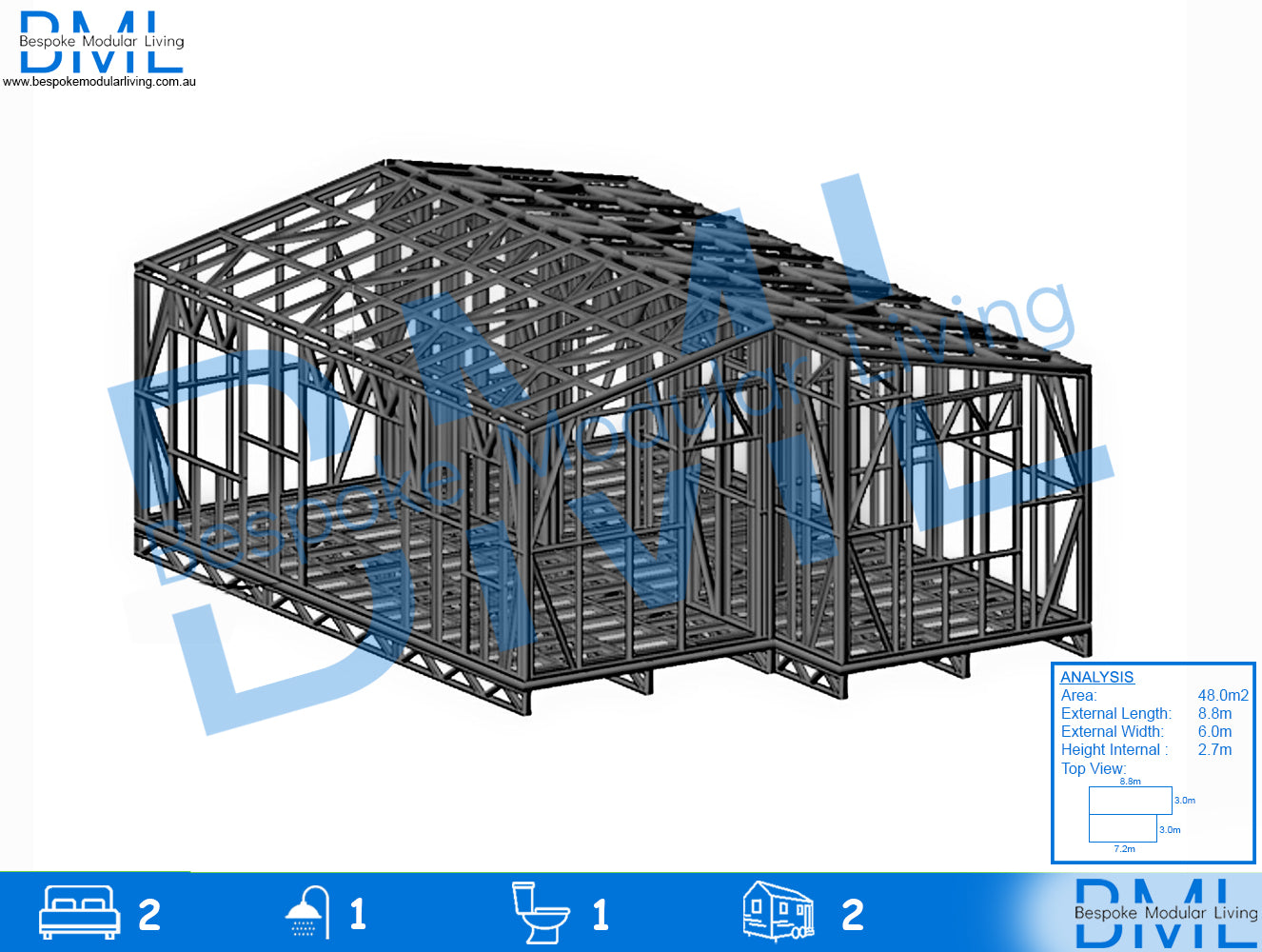Step Into the Orchard48 | 2 Bedroom Modular Home Melbourne