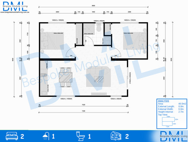 Step Into the Orchard48 | 2 Bedroom Modular Home Melbourne